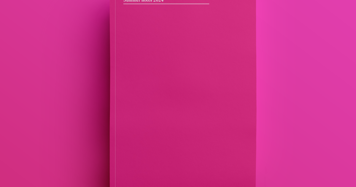 Summer notes - Capital Generation Partners